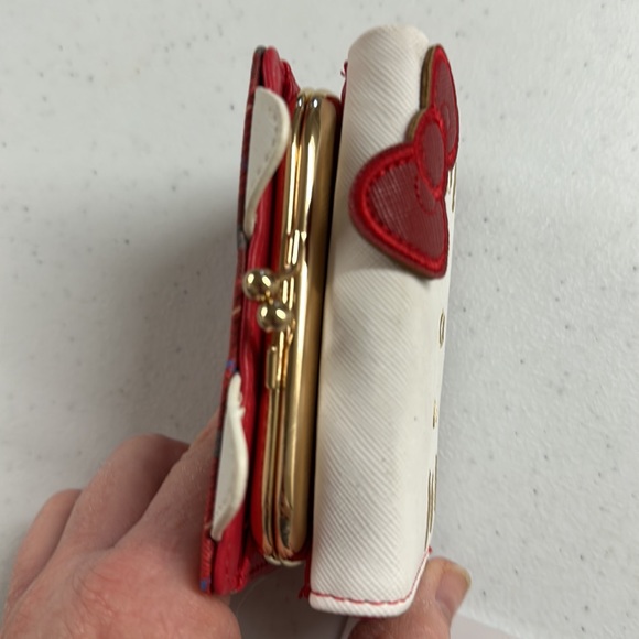 Sanrio | Bags | Sanrio Smiles Original Hello Kitty Red Plaid Wallet ...